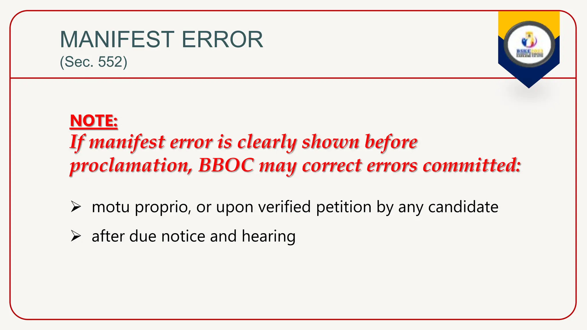 Election Canvassing Process in the Phils | PPTX