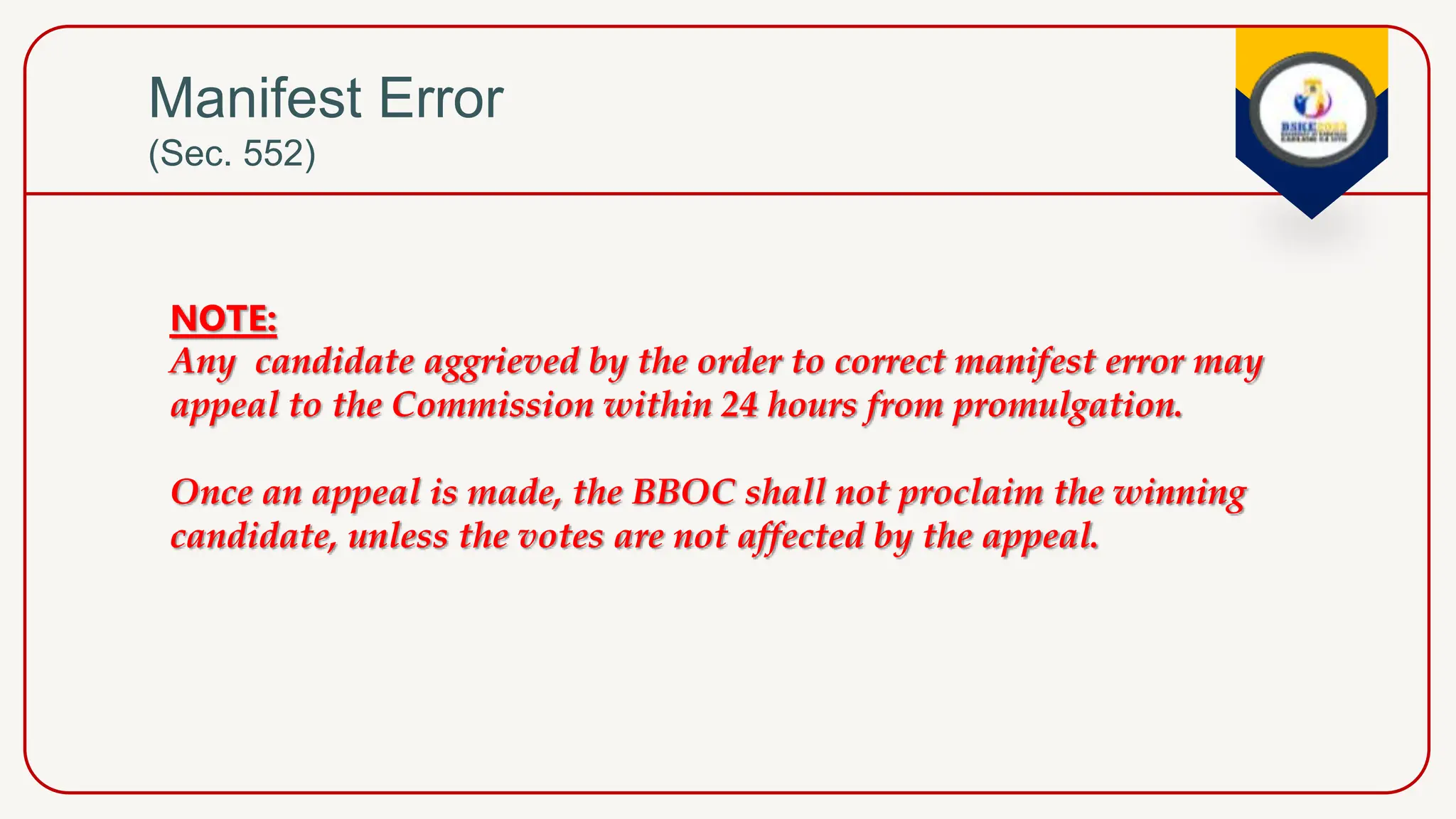 Election Canvassing Process in the Phils | PPTX