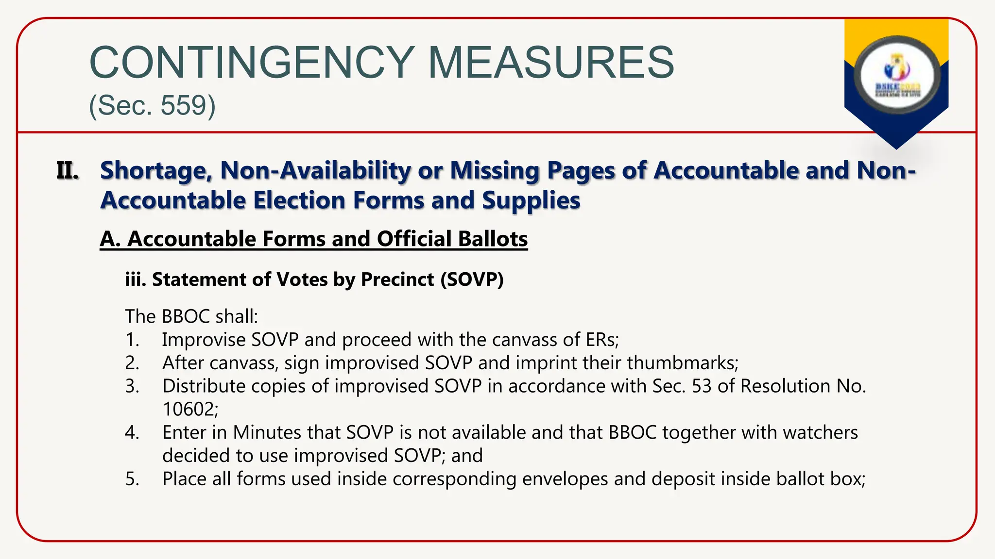 Election Canvassing Process in the Phils | PPTX