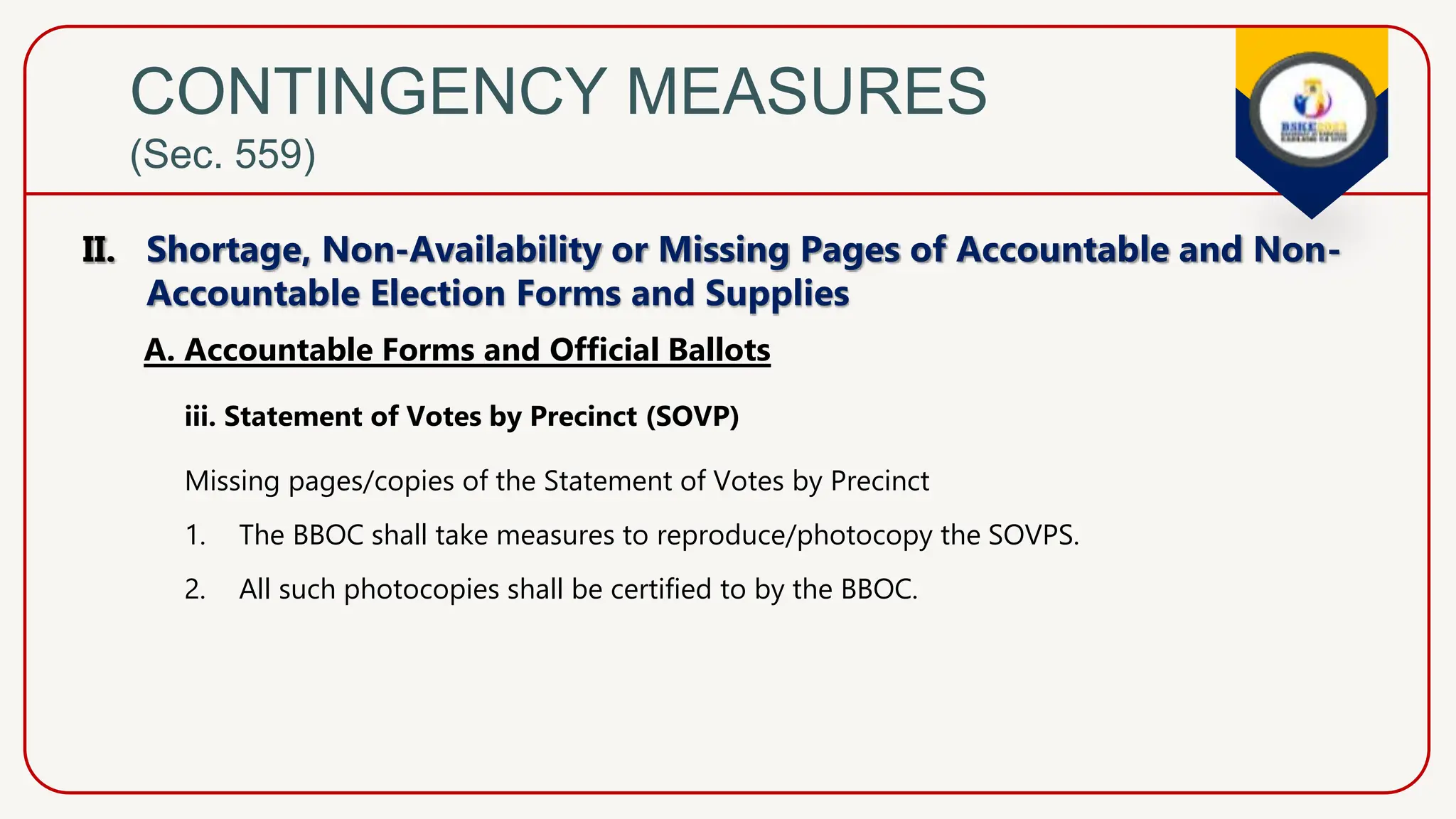 Election Canvassing Process in the Phils | PPTX