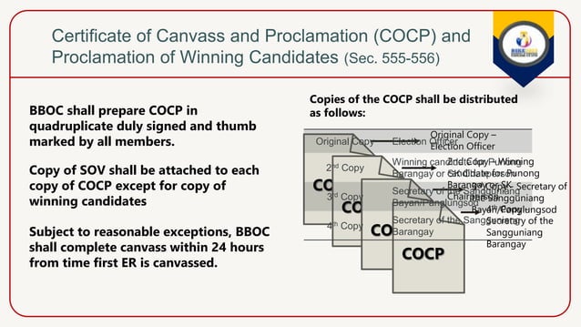 Election Canvassing Process in the Phils | PPTX | Elections | Politics