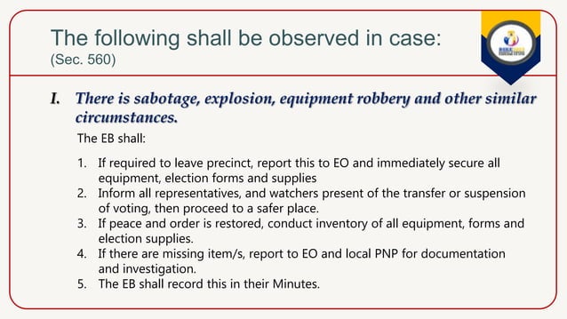 Election Canvassing Process in the Phils | PPTX | Elections | Politics