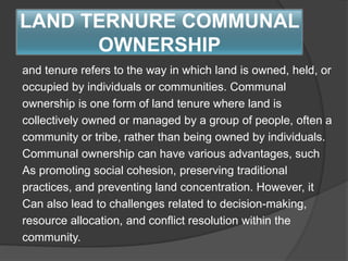 Agriculture in non capitalists | PPTX