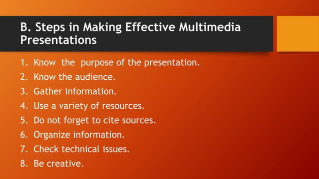 Preparing Multimedia Presentation PowerPoint | PPTX
