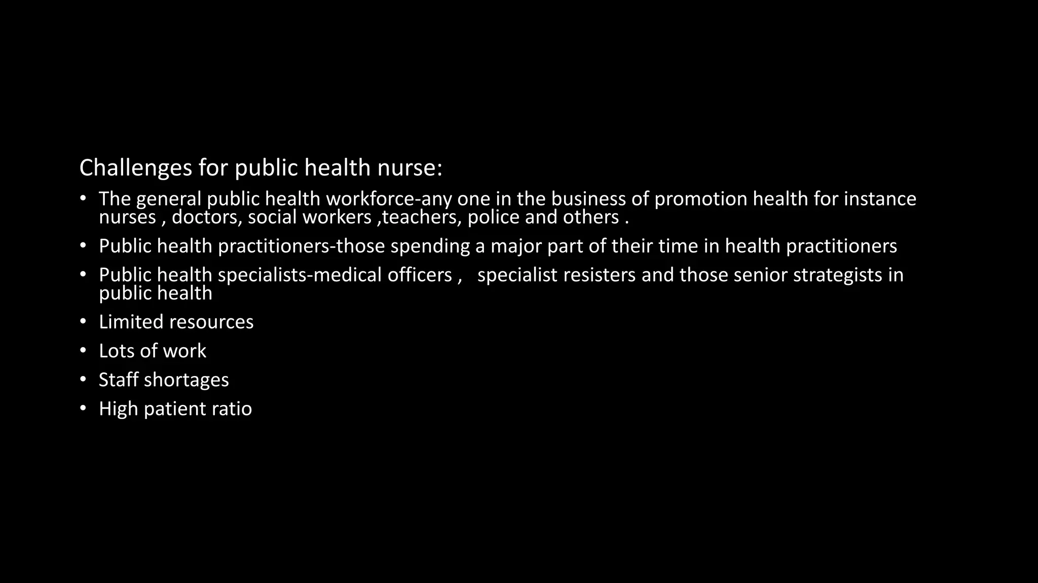 Public Health Nursing | PPTX