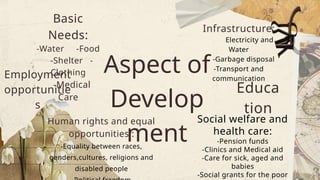 Geography of development.human geography | PPTX