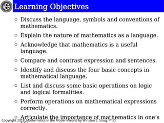 Understanding Mathematical Language and Set Theory Concepts in Modern ...