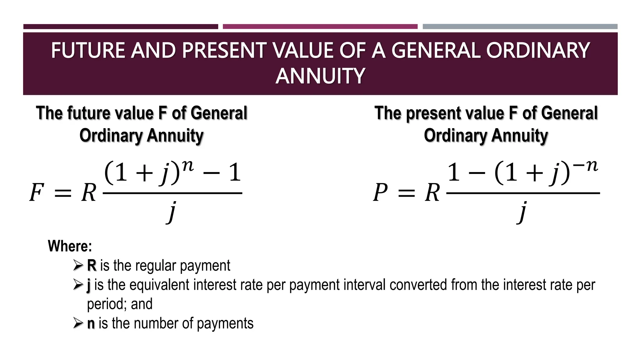 General Annuity PPT -General Mathematics | PPTX