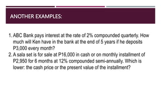 General Annuity PPT -General Mathematics | PPTX