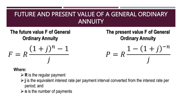 General Annuity PPT -General Mathematics | PPTX