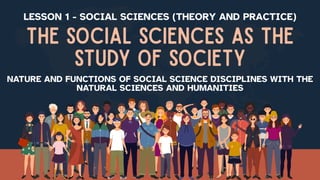 the social sciences asthestudy of society | PDF