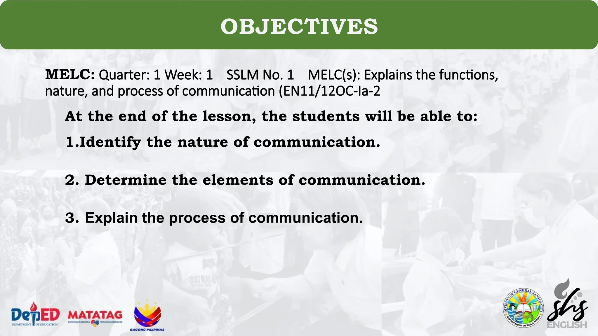 Natur, Elements, and Process of Communication | PPTX