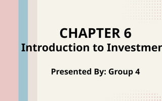 Business Finance - Introduction to Investment.pptx