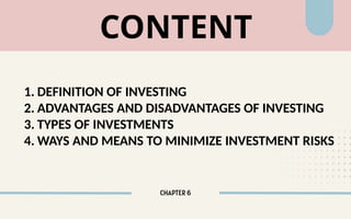 Business Finance - Introduction to Investment.pptx