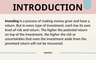 Business Finance - Introduction to Investment.pptx