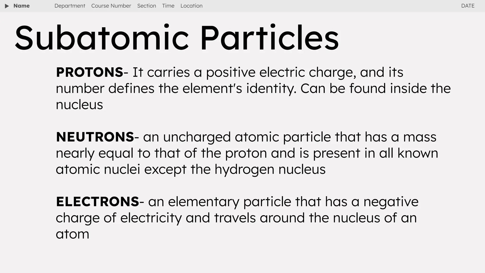 GenChem Module 2 Lesson 1 Atomic Structure | PDF
