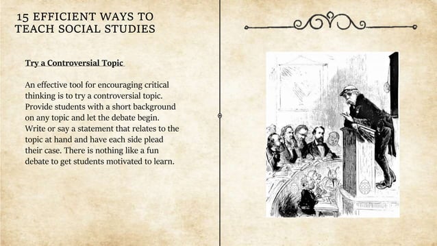 15 efficient ways to teach social studies | PPTX | Educational ...