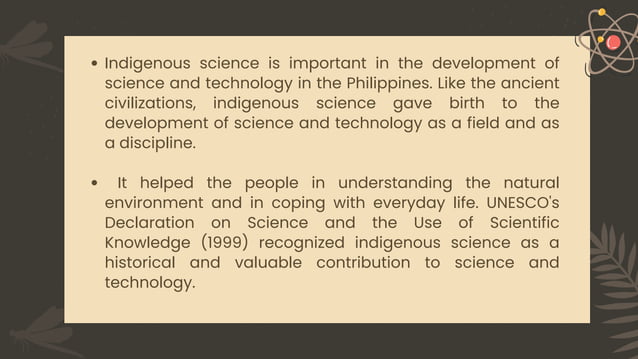 Indigenous Science and Technology in the Philippines | PDF | Environment | Science