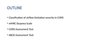 Assessment Guides for COPD Patients Care | PPTX