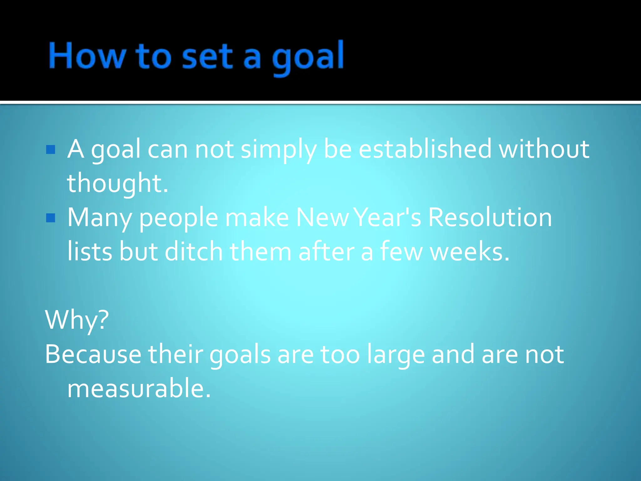 Goal Setting (Principles of Management) | PPT