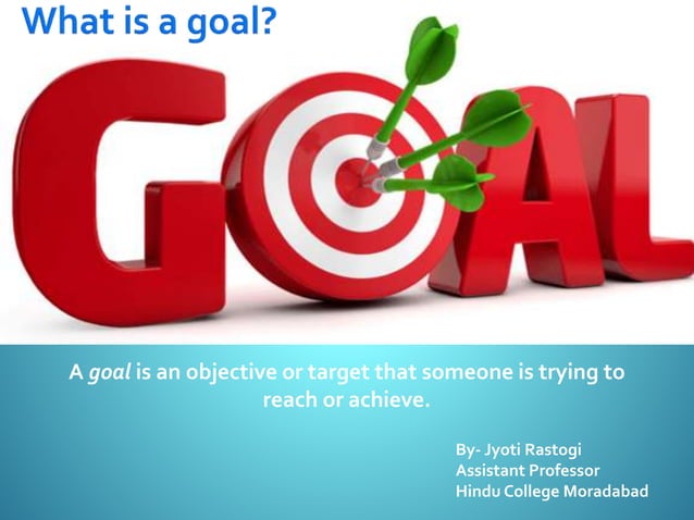 Goal Setting (Principles of Management) | PPT