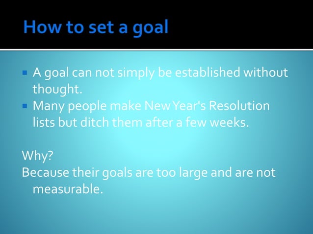 Goal Setting (Principles of Management) | PPT