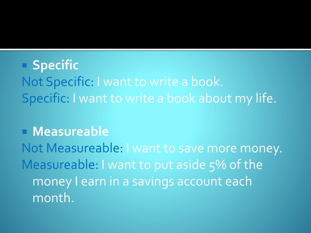 Goal Setting (Principles of Management) | PPT