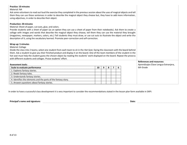 Sixth grade lesson plan fantastic tales.pdf