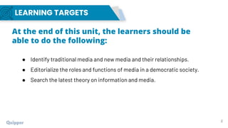 Media and information literacy stem grade 12 | PDF