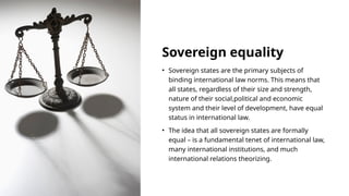 General principles of international laws | PPTX