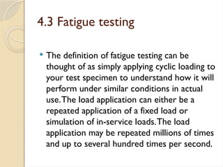 Fracture toughness and fatigue and engineering materials | PPTX
