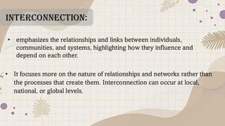 Interconnection of people in a globalzing world | PDF