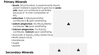 Physical and Chemical Weathering of Soil for Soil Science 1 | PDF