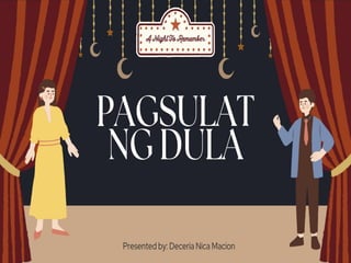 Pagsulat ng Dula sa Asignatirang Filipino.pptx