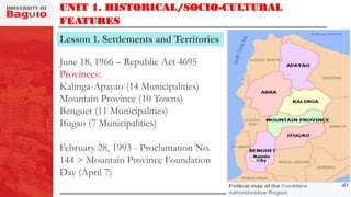 Mountain Province Imontanyosa Tradition and Culture | PDF