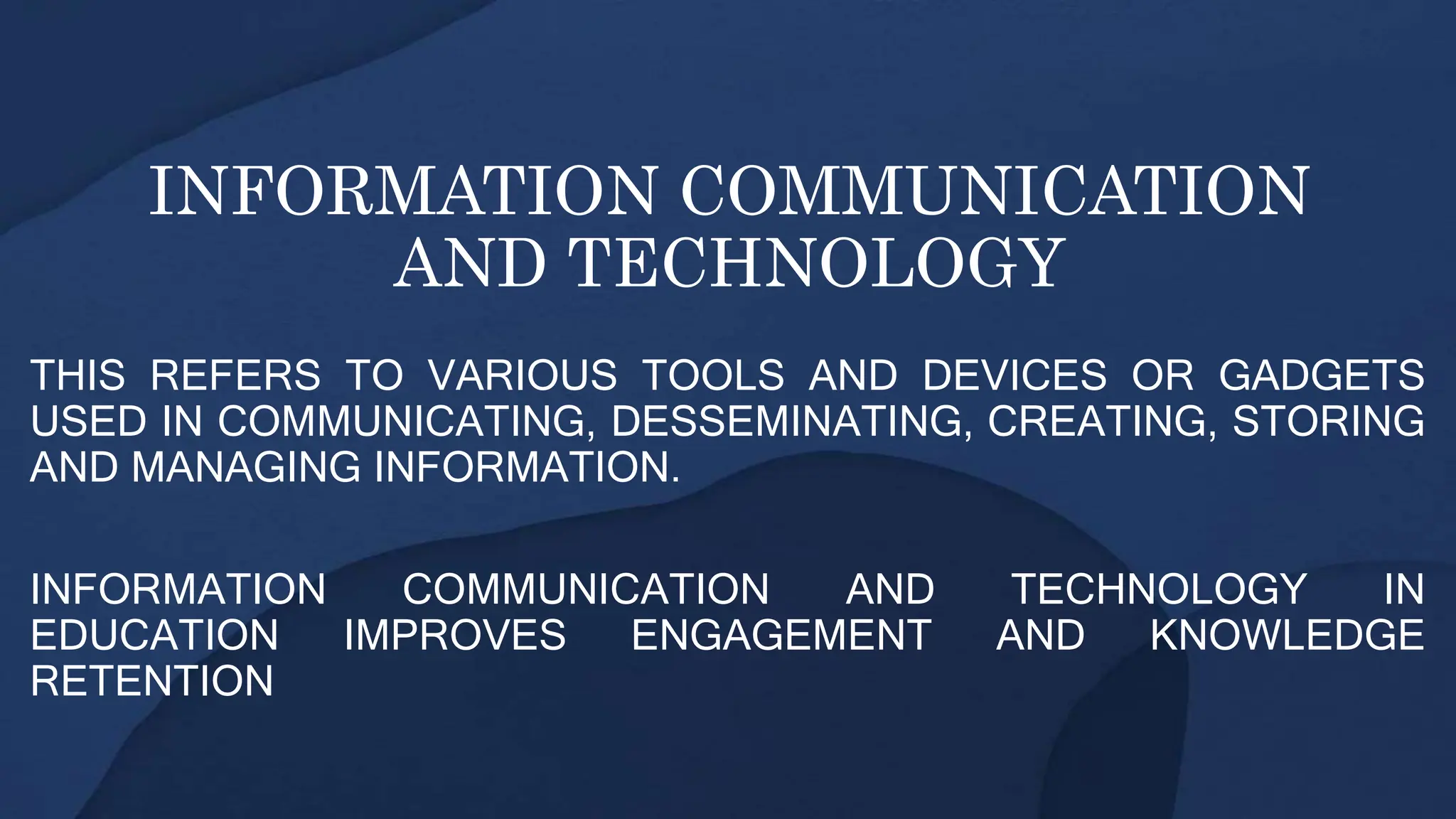 Different Use and Types of Information Communication And Technology ...