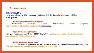 Ethical and Unethical standards of writing RRL | PPTX