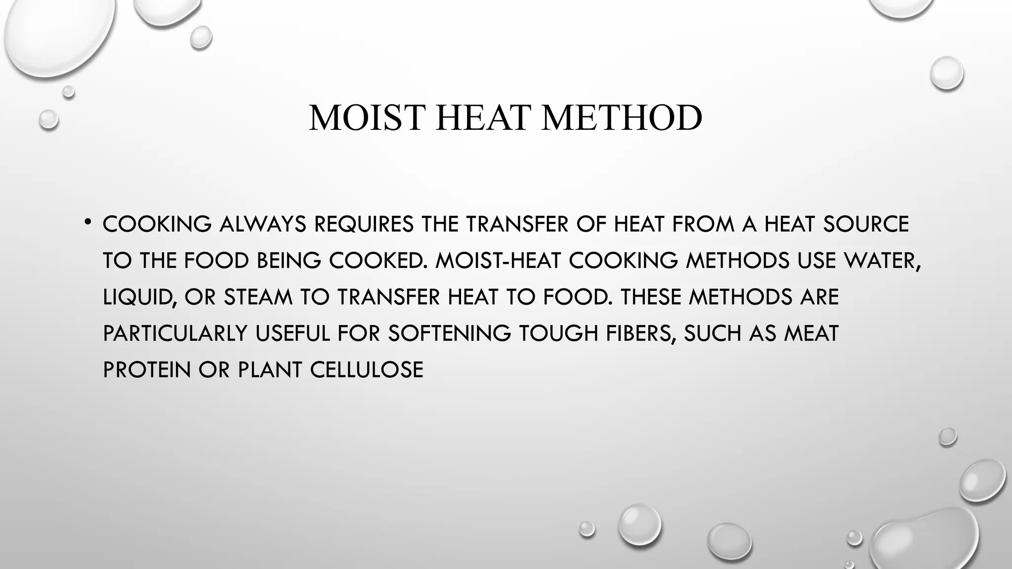 Methods in cooking dry heat method, moist heat | PPTX | Barbecues and ...