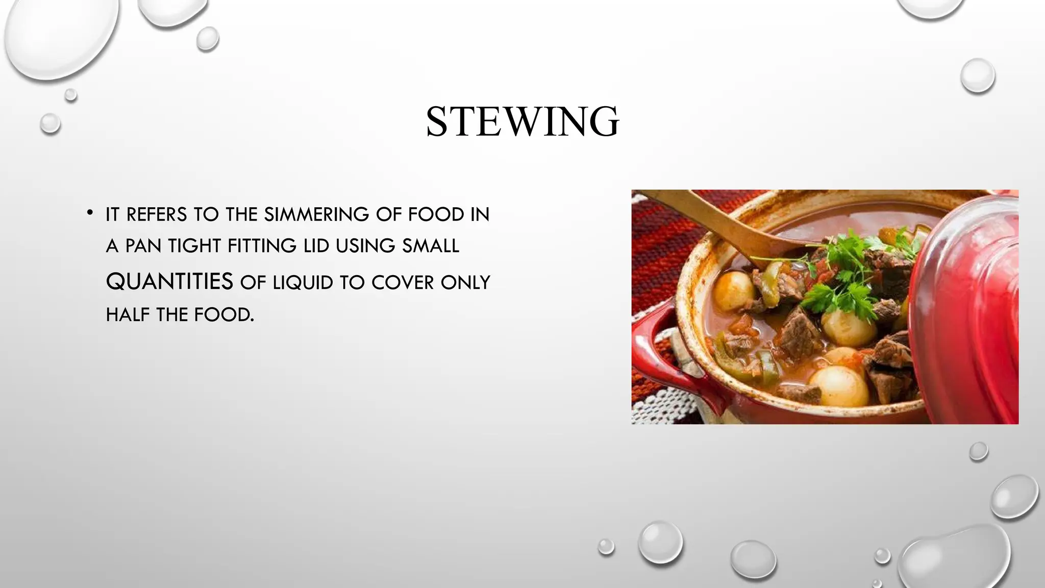 Methods in cooking dry heat method, moist heat | PPTX | Barbecues and ...