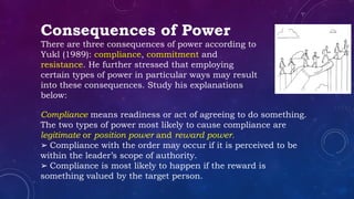 Power :Nature, Dimensions , Types and Consequences | PPTX