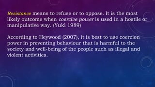Power :Nature, Dimensions , Types and Consequences | PPTX