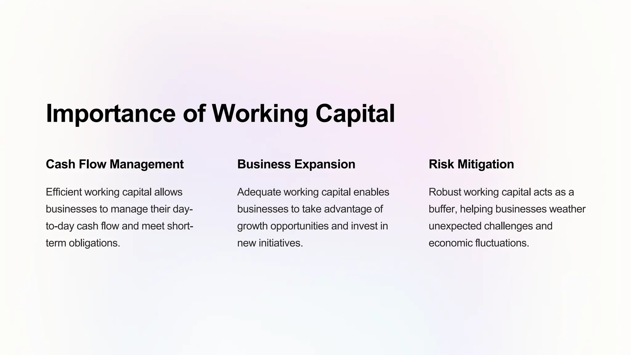 Working capital essential for financial management | PDF