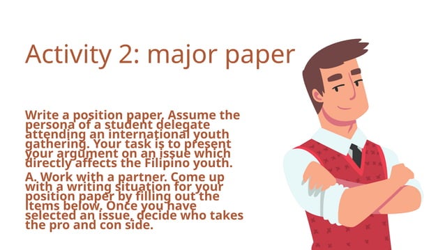 A guide on how to write a position paper | PPT