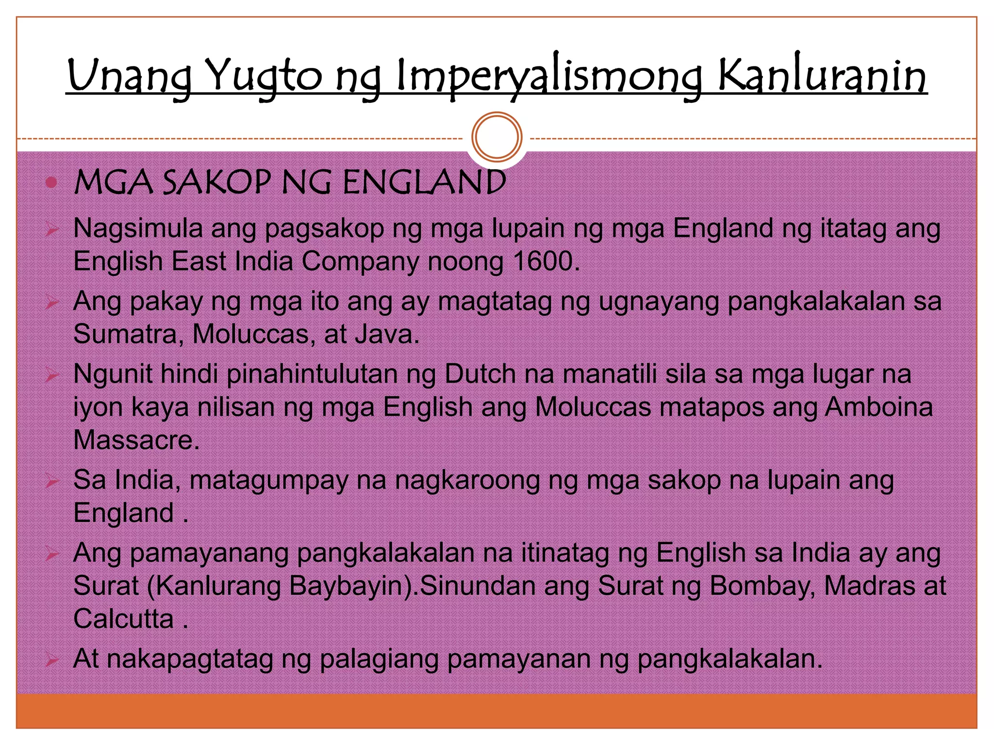 IMPERYALISMO AT KOLONYALISMO | PDF