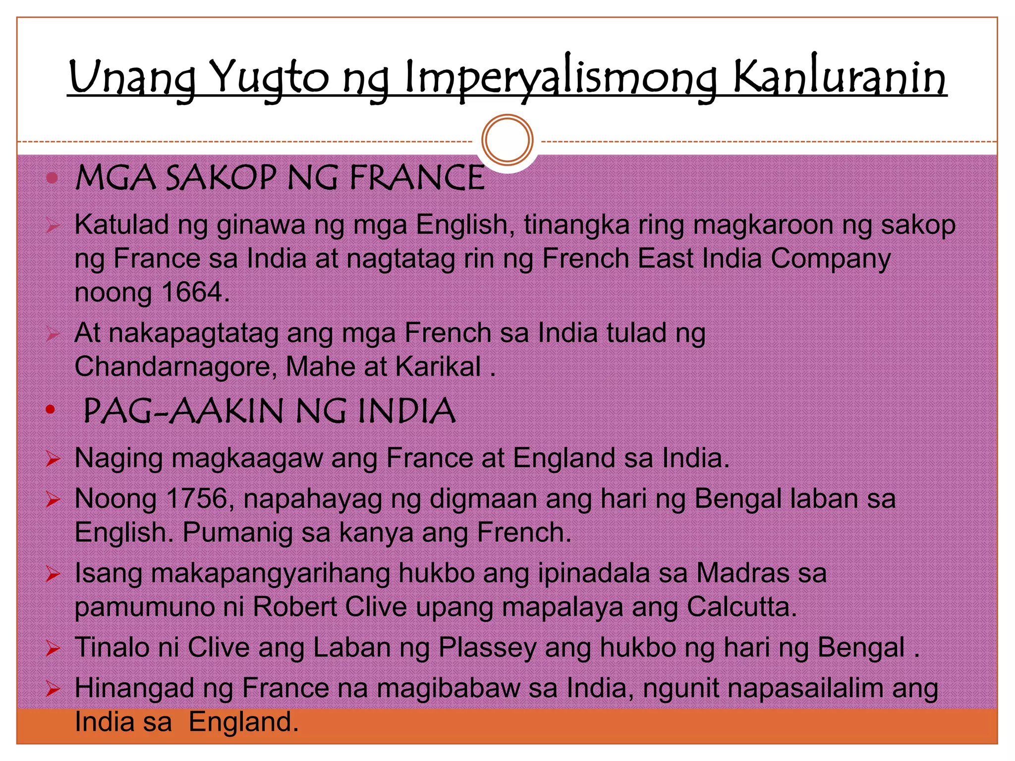 IMPERYALISMO AT KOLONYALISMO | PDF