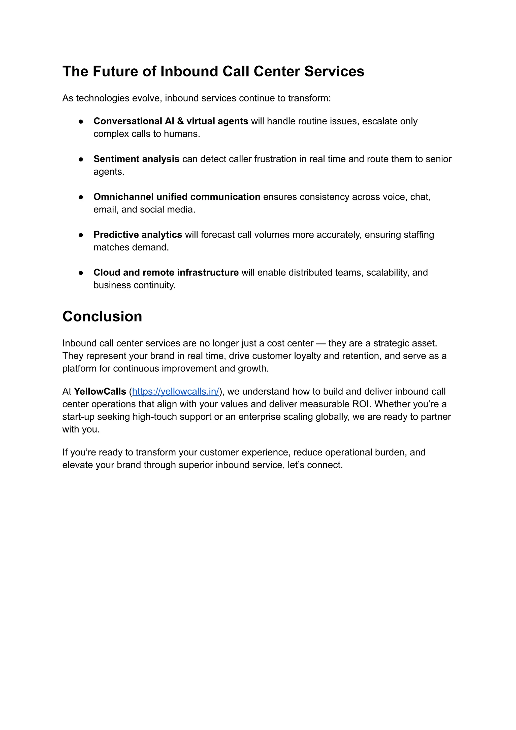 Inbound Call Center Services_ The Key to Exceptional Customer ...