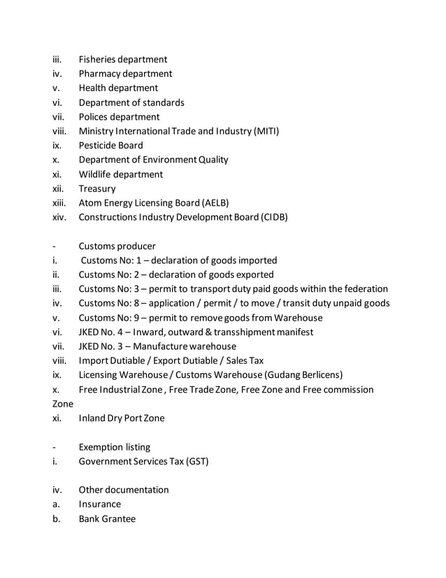 Inbound cargo handling | DOCX | Logistics and Transportation Industry ...