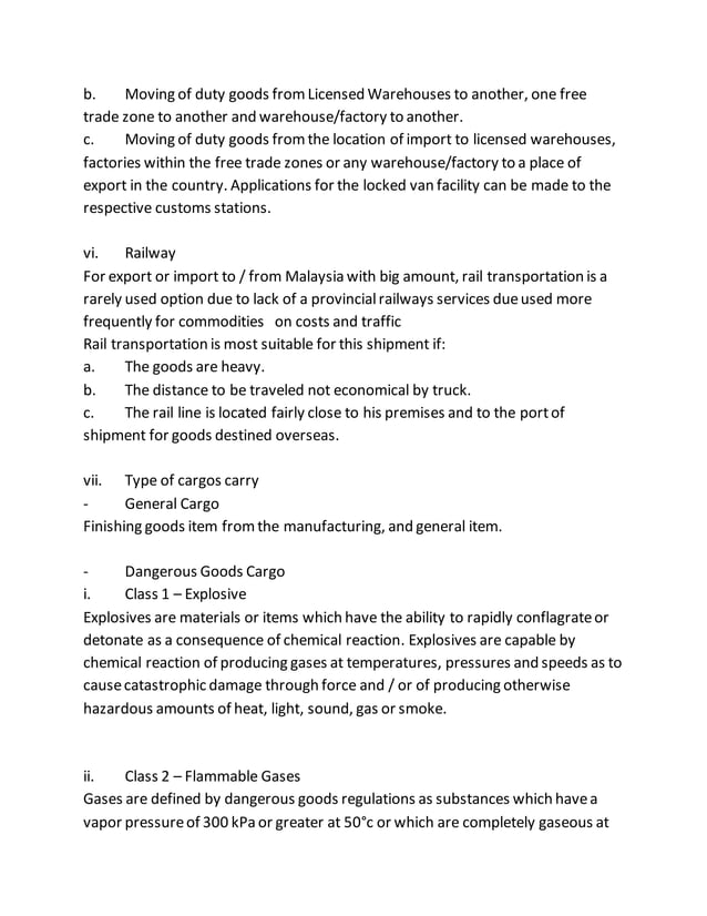 Inbound cargo handling | DOCX | Logistics and Transportation Industry ...