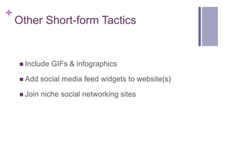 Short-form Content Marketing | PPTX