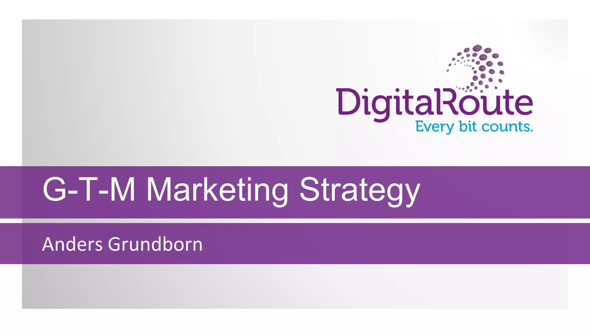 Inbound gt m strategy 1.0 | PPT